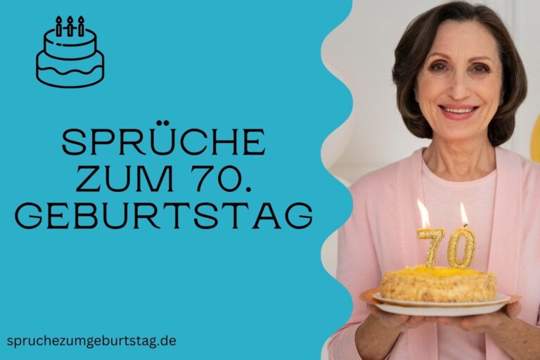 Sprüche zum 70. Geburtstag: Die schönsten Worte für einen besonderen ...
